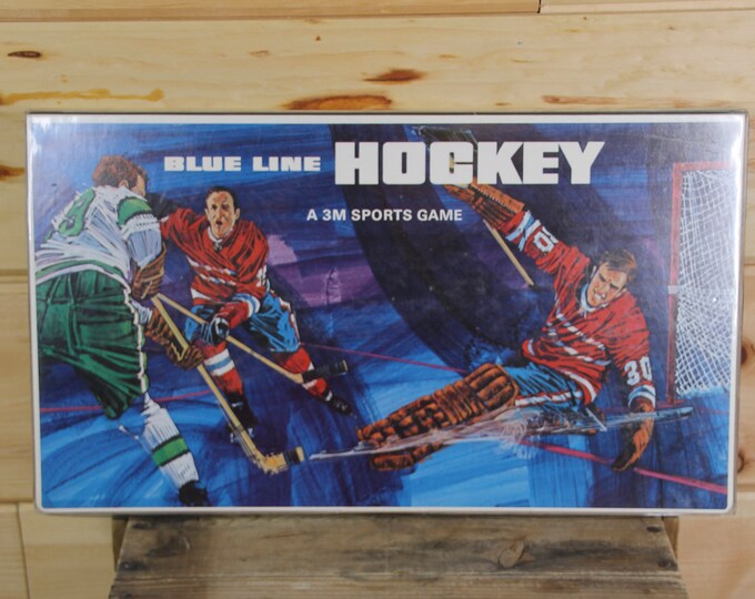 Vintage Blue Line Hockey Sports Board Game in Original Box - Etsy