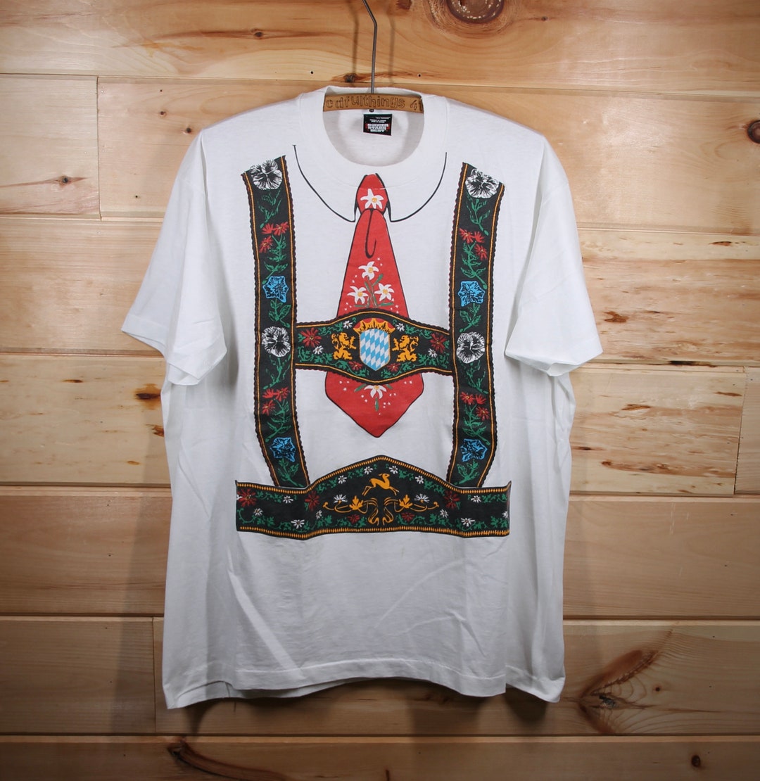 Vintage Yodelling Yodeller Costume White Single Stitch Screen - Etsy