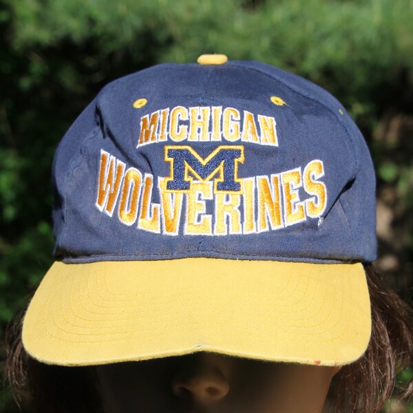 Michigan Wolverines Hat Vintage - Etsy