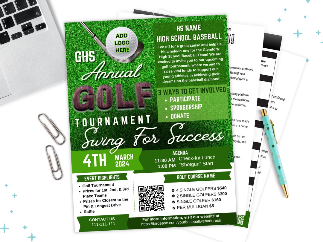 Event Sponsorship Package Bundle, Sponsorship Letter Donation Golf ...