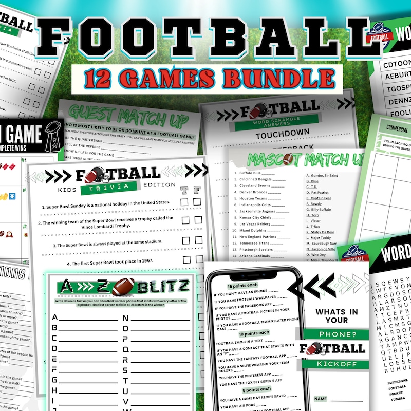 Super Bowl Party - Etsy