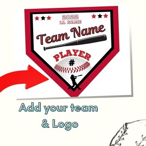 Baseball League Editable Pennant Banners, Red & Black Team Templates ...