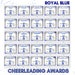 Cheerleading Award Certificates Royal Blue Editable for Team - Etsy