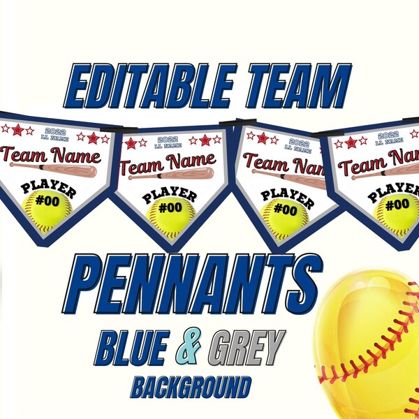 Softball Banner - Etsy