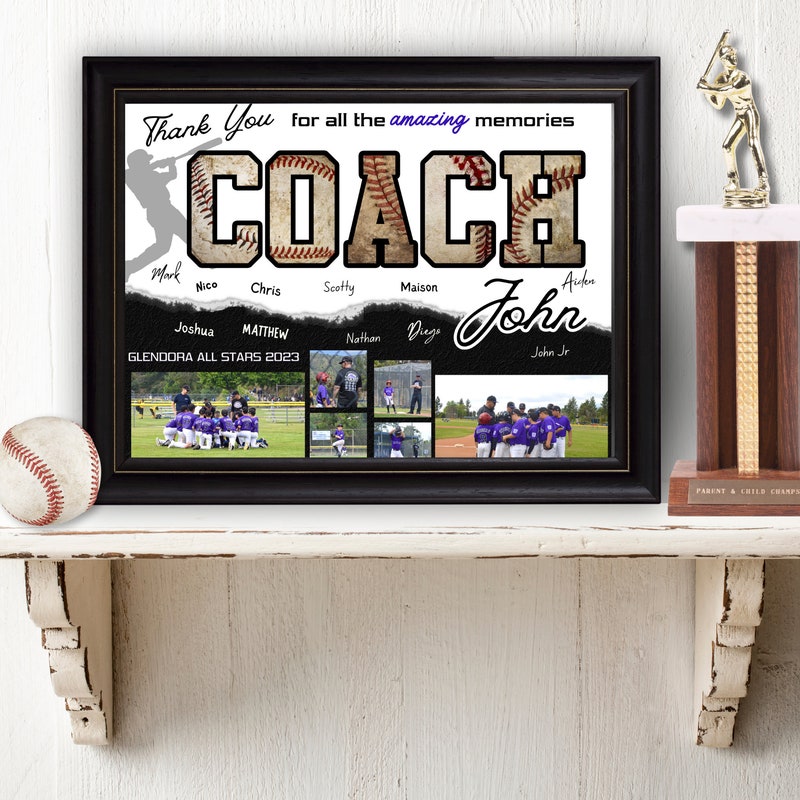 Baseball Coach Frame - Etsy