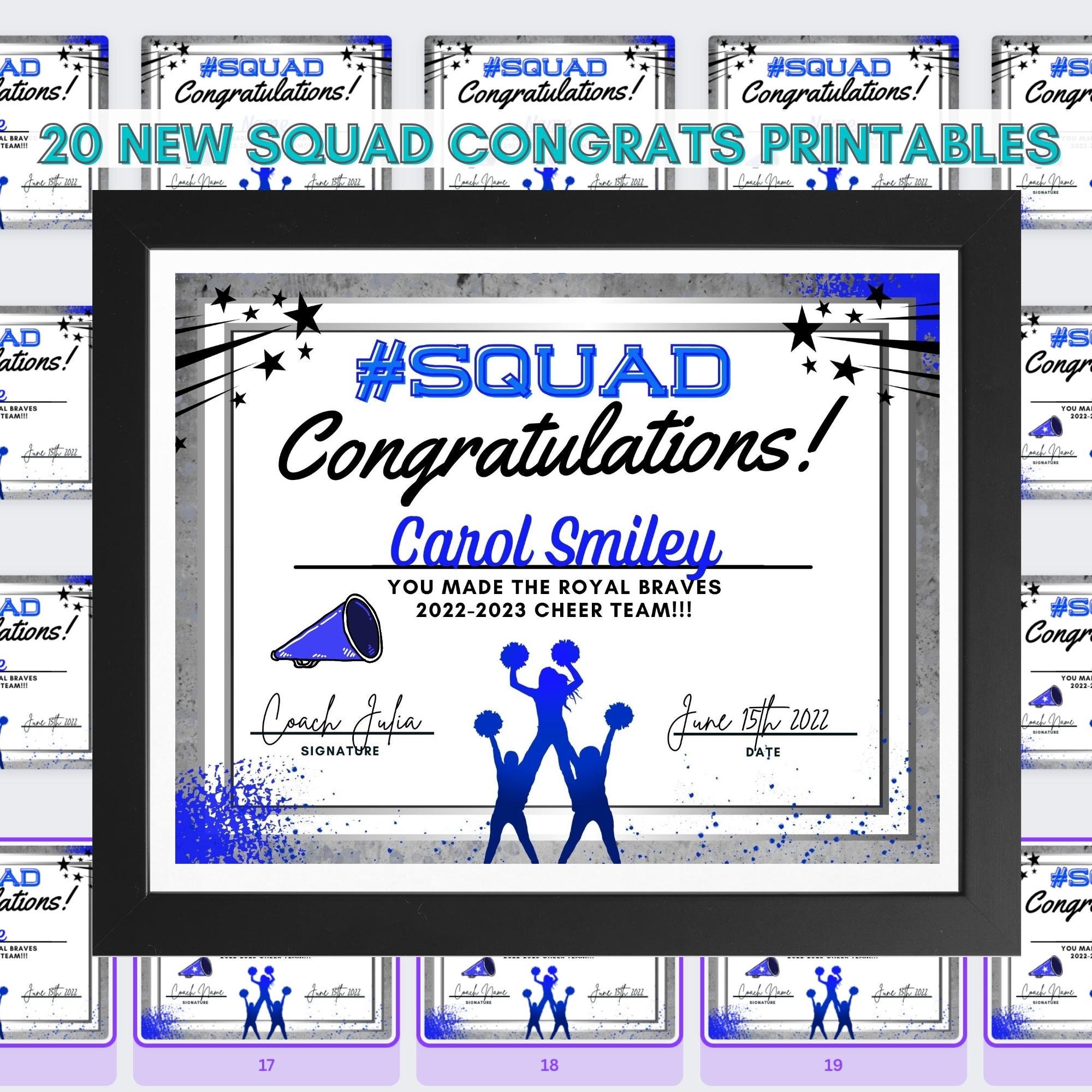 Congratulations Team Clipart