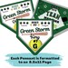 Softball Girls Banner Template, Team Pennants, GREEN & GREY Team, Just ...