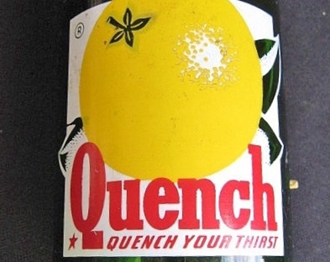 Large Quench Soda Pop Bottle 28 Oz Seattle Washington - Etsy