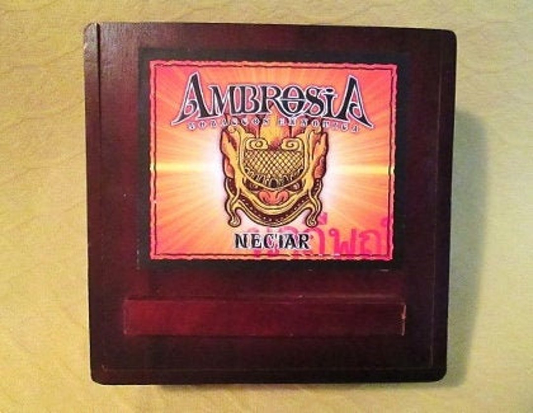 Wooden Cigar Box Ambrosia Tobaccos Exxotica Nectar From Drew Estate ...