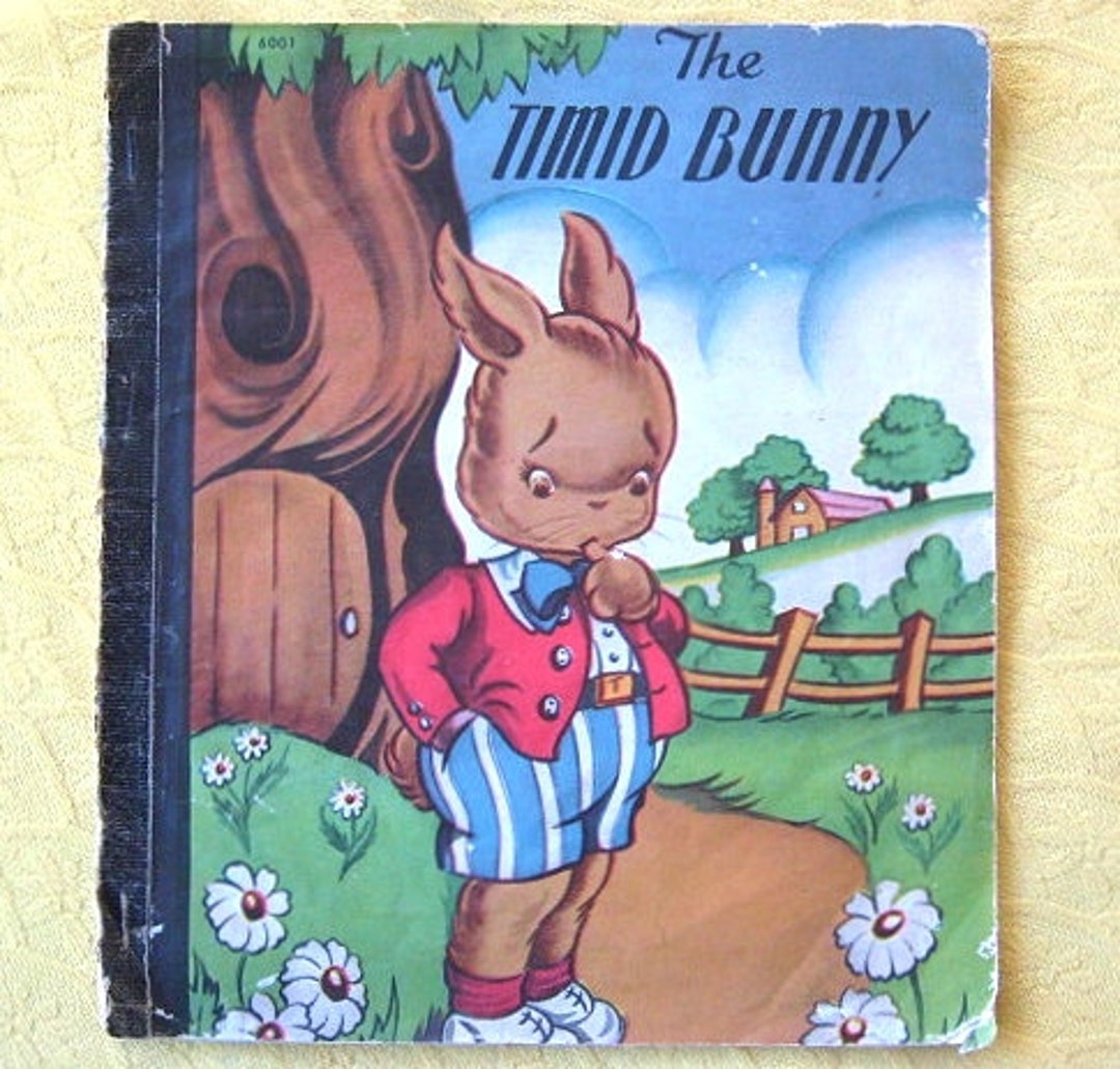 The Timid Bunny Rare First Edition of Children's Classic Rabbit Book by ...