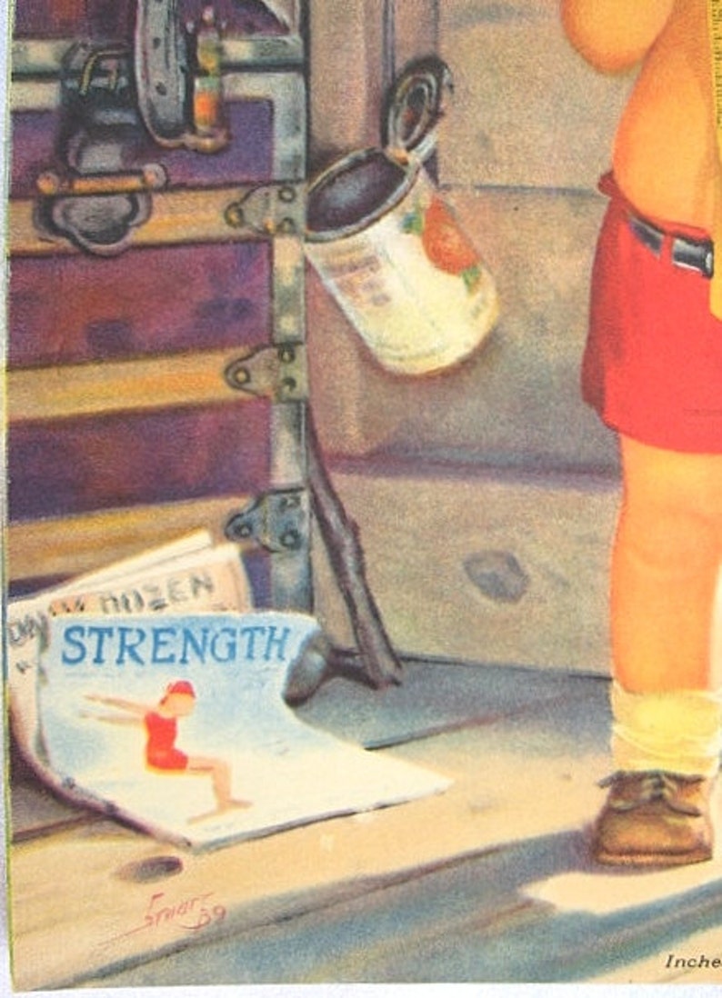 Vintage Child's Writing Tablet With Stuart Art Print Cover - Etsy