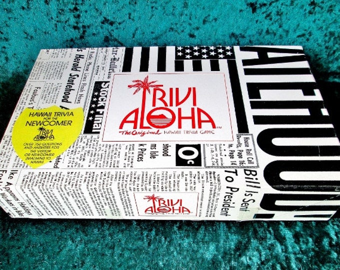 Rare Trivia Aloha the Original Hawaii Trivia Game Keppel Fun Inc 1984 ...