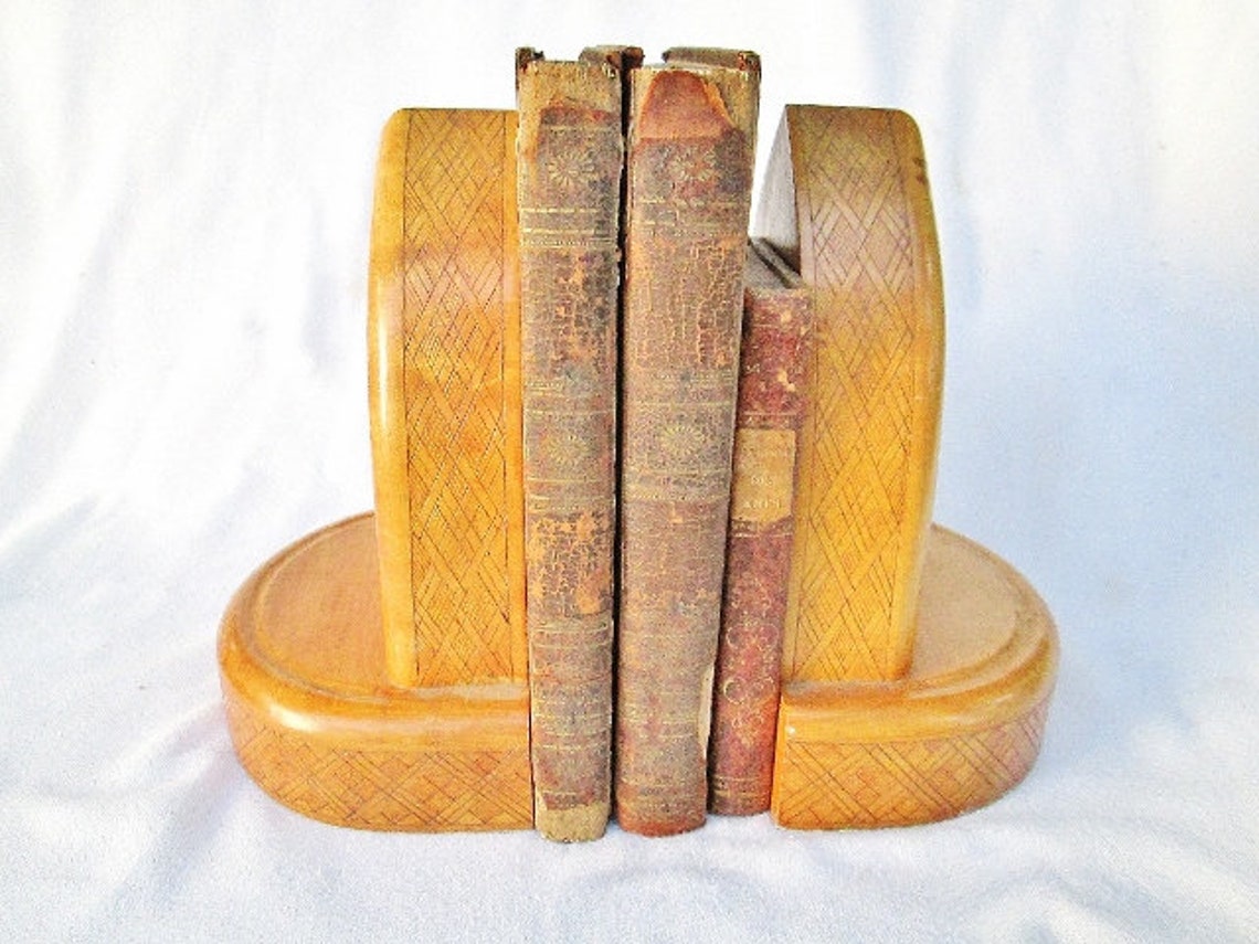 Hand Made Etched Oak Ecclesiastical Catholic Chalice Bookends | Etsy