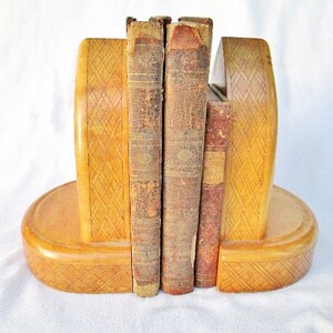 Hand Made Etched Oak Ecclesiastical Catholic Chalice Bookends Artist ...