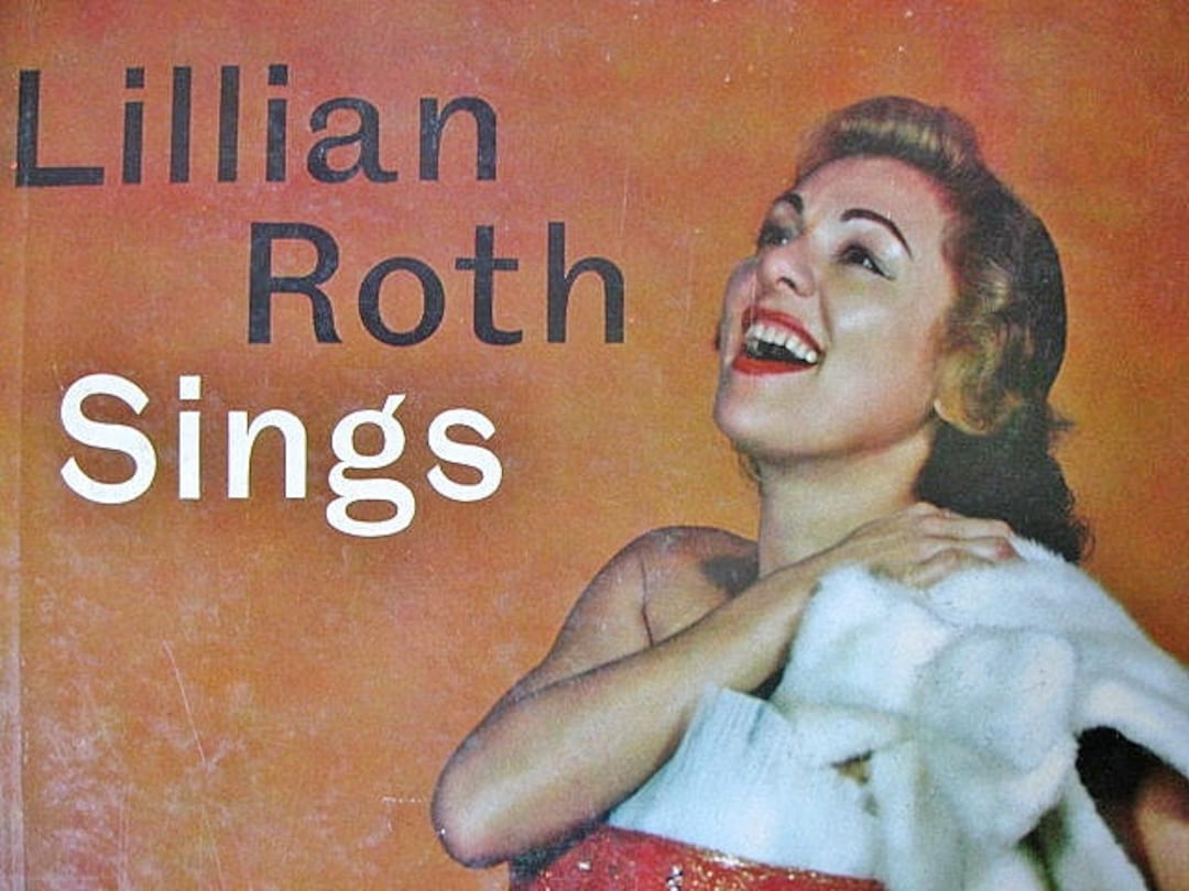 Lillian Roth Sings 1957 33 1/3 Rpm Vinyl Record Album I'll Cry Tomorrow ...