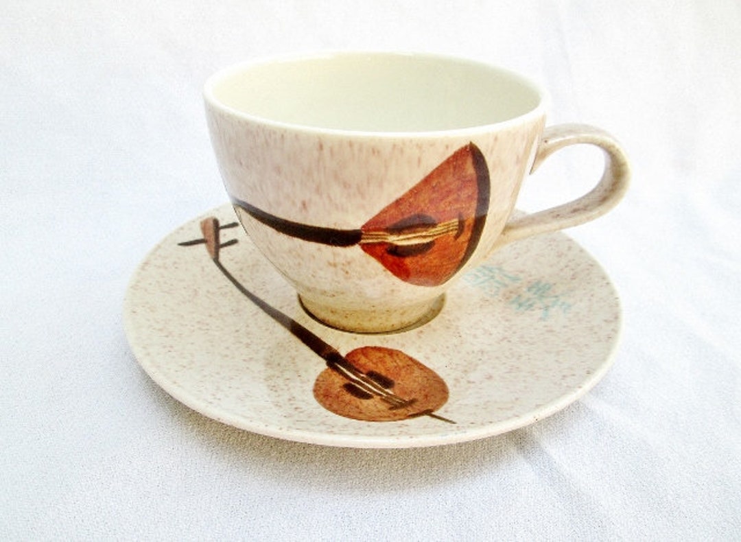 Red Wing China Lute Song 2-piece Set Cup & Saucer Made in USA Mid ...