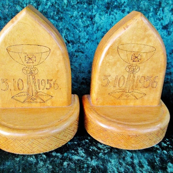 Catholic Bookends - Etsy