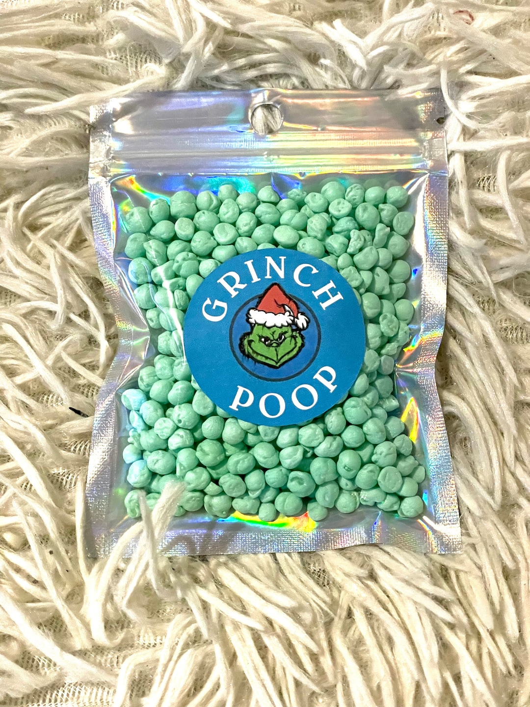 Grinch Poop: Funny Christmas Stocking Filler (apple Millions) - Etsy UK