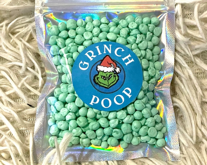 Grinch Poop: Funny Christmas Stocking Filler (apple Millions) - Etsy UK