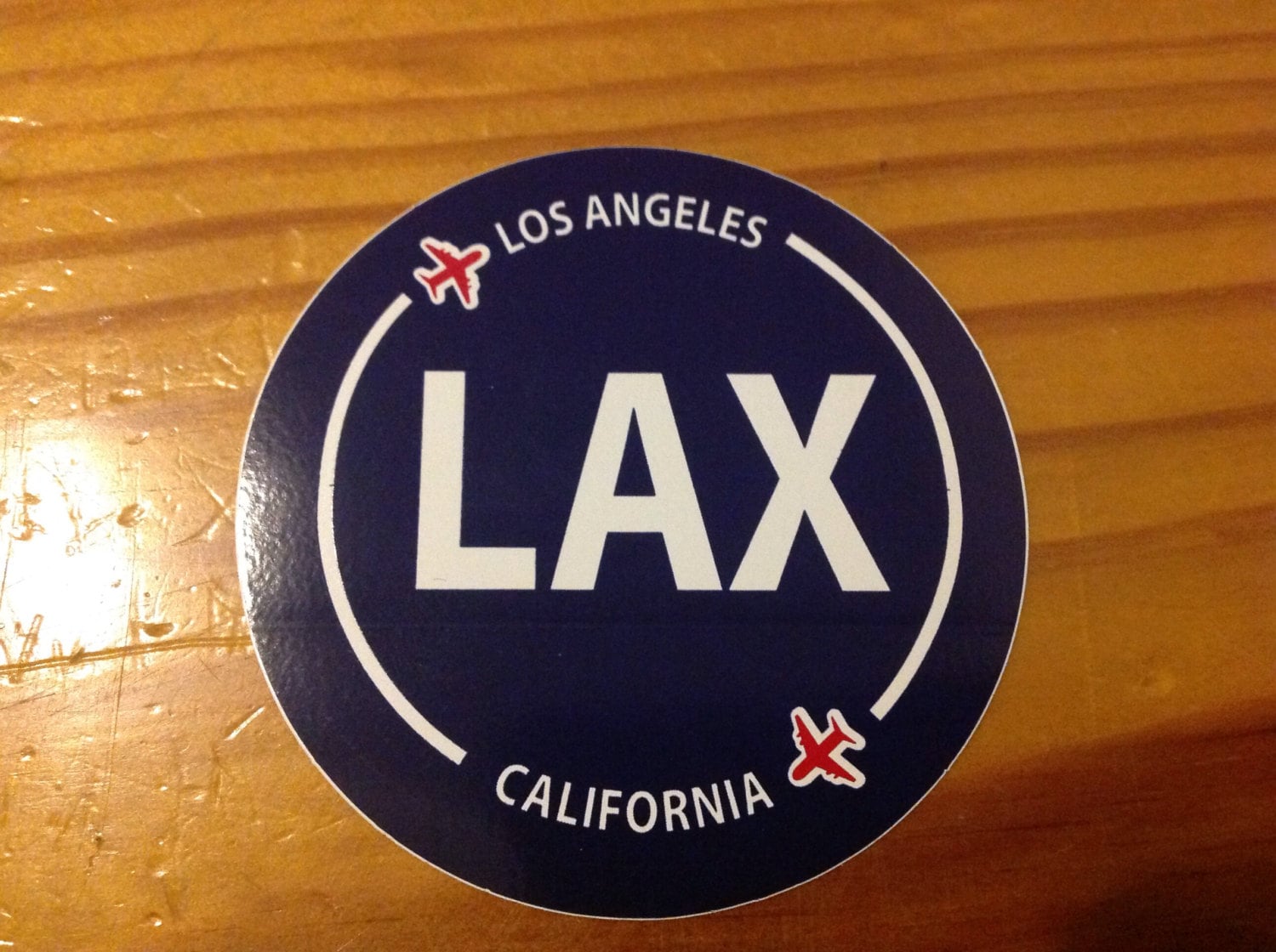 Los Angeles LAX California Souvenir Airport Sticker - Etsy