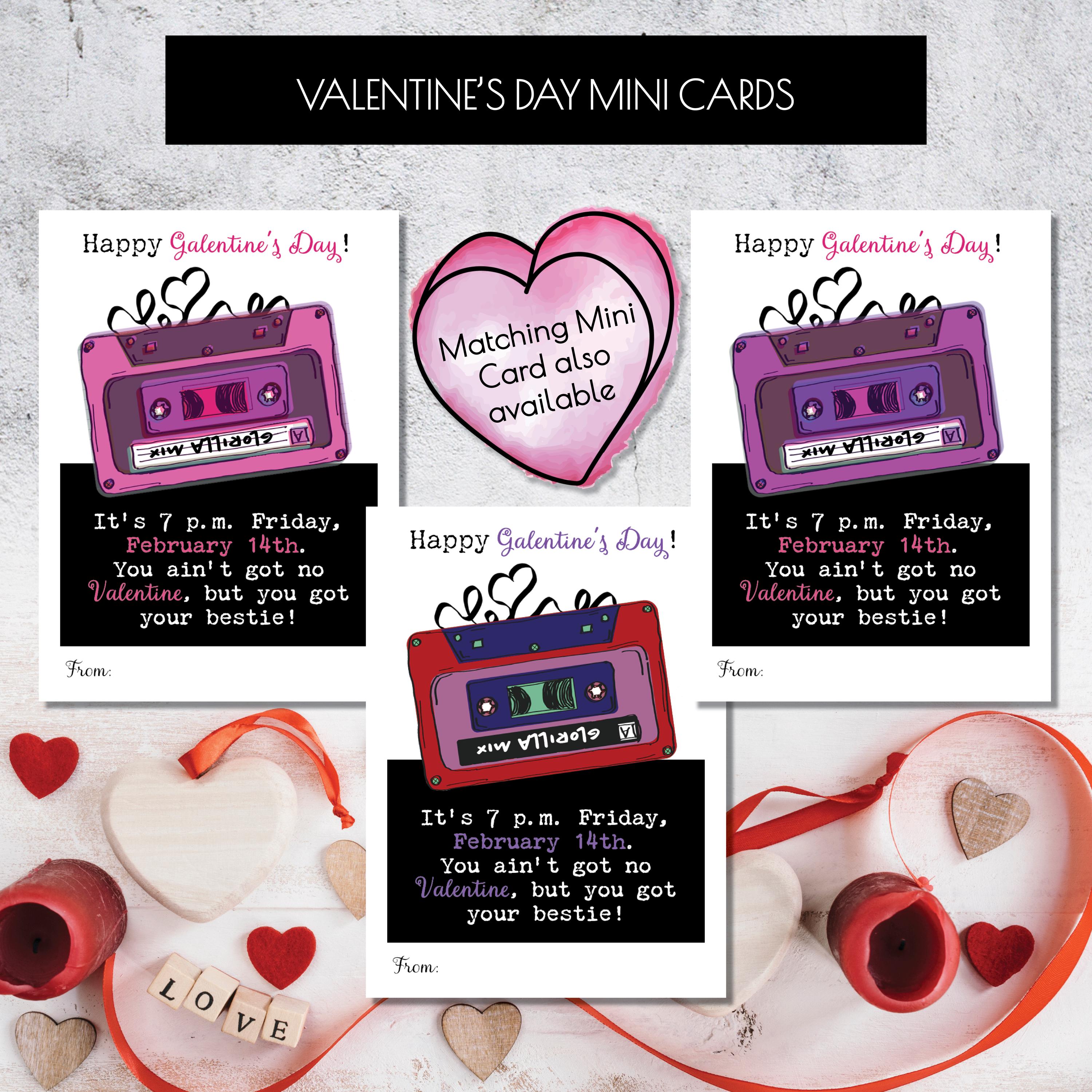 7PM Friday Galentine's Day Cards, Galentines Card, Galentines Cards ...