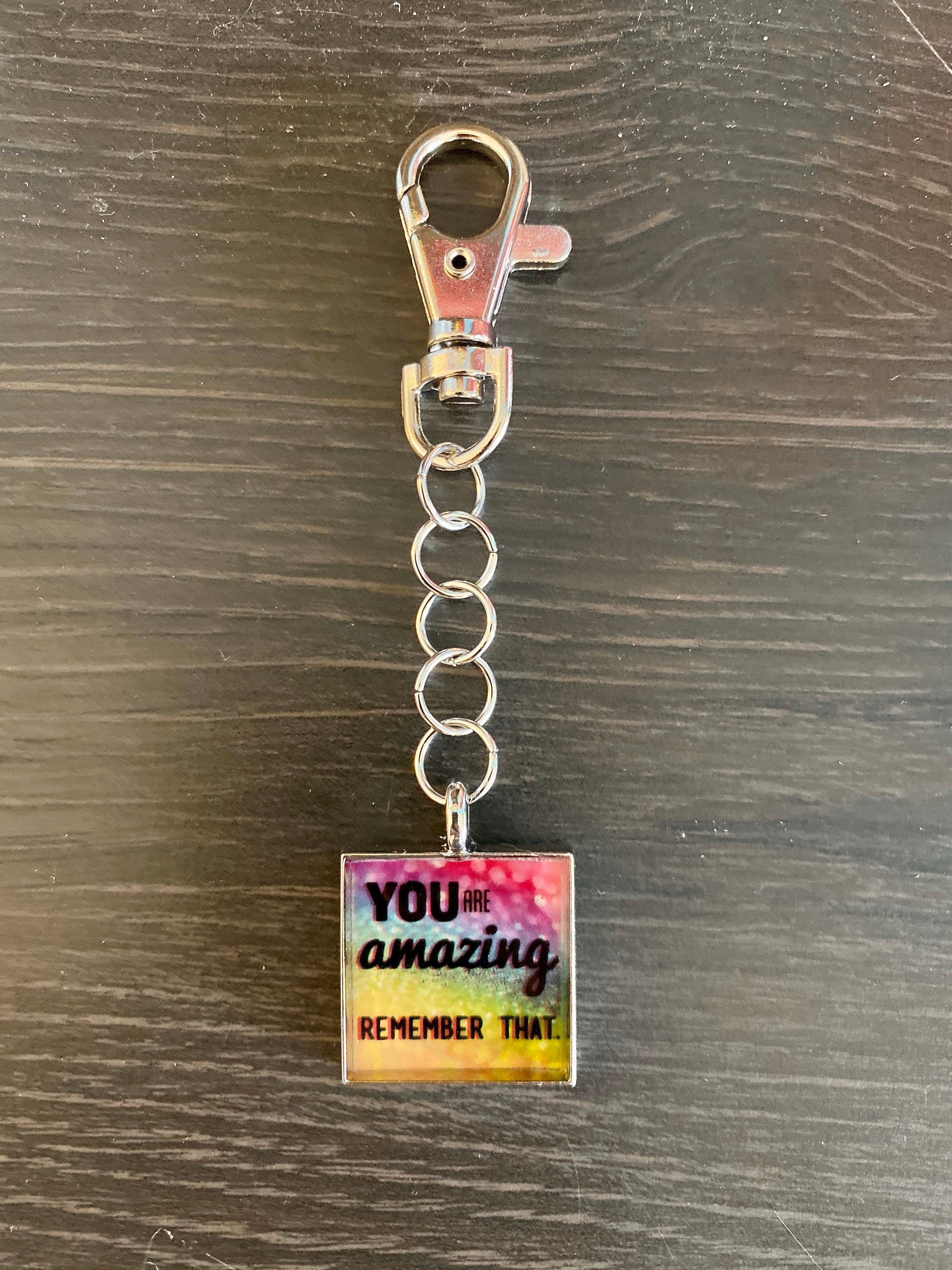 Inspirational Quote Keychain Great Gift Idea | Etsy