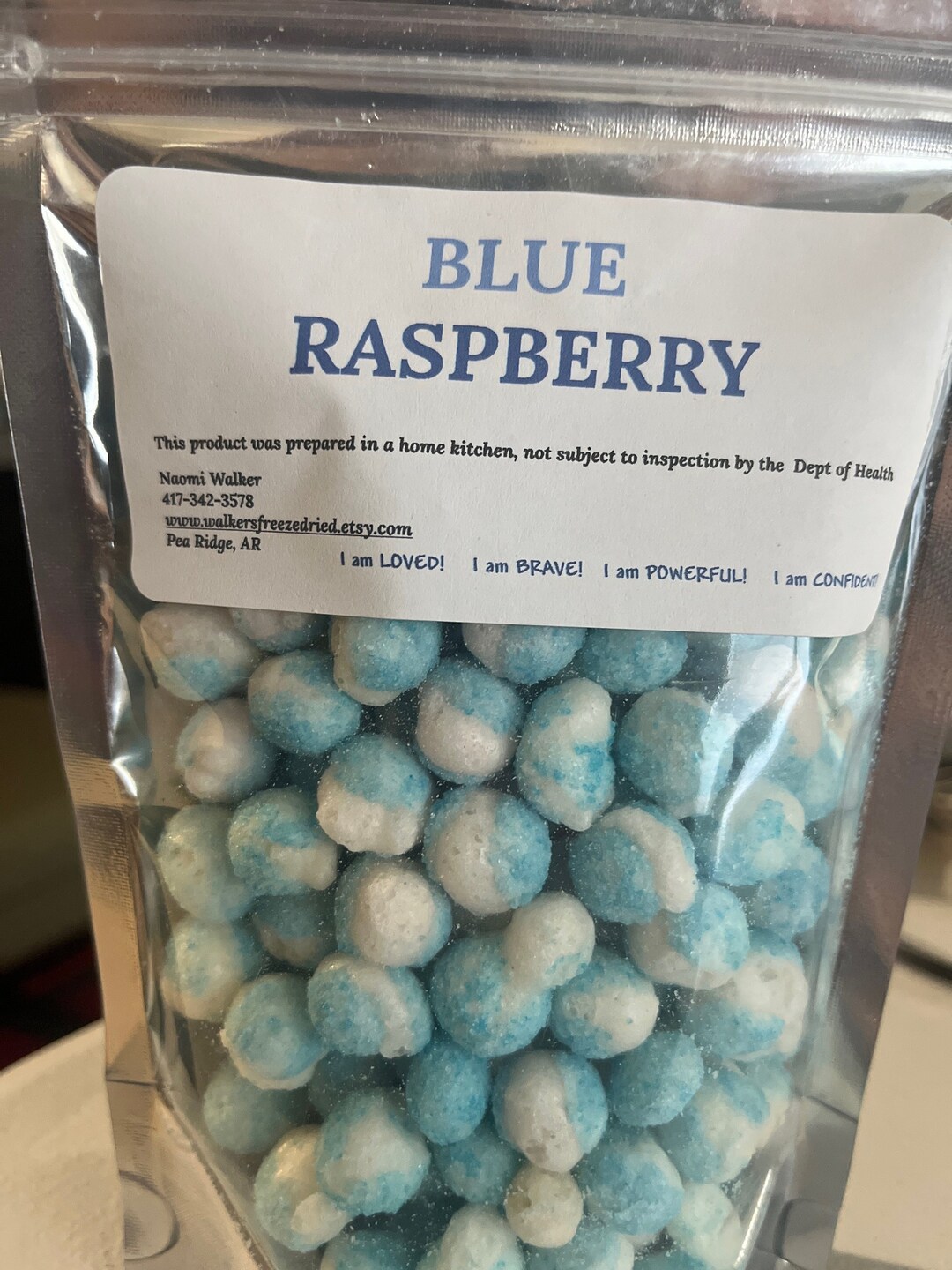 Blue Raspberry Freeze Dried Candy Crunchies - Etsy
