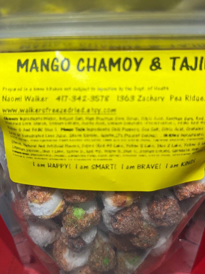 Mango Chamoy & Tajin Freeze Dried Candy Crunchies - Etsy