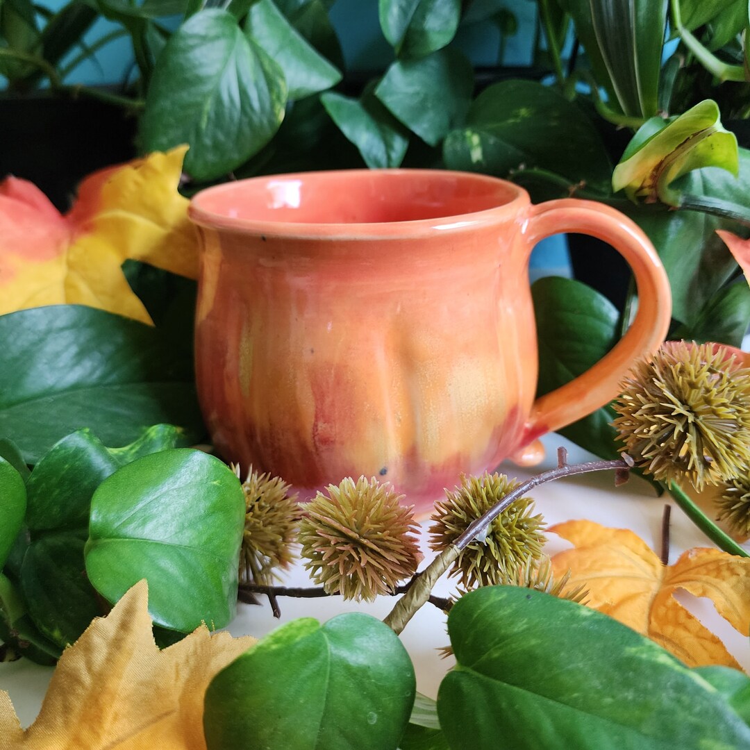 Beautiful Fall Pumpkin Mug - Etsy