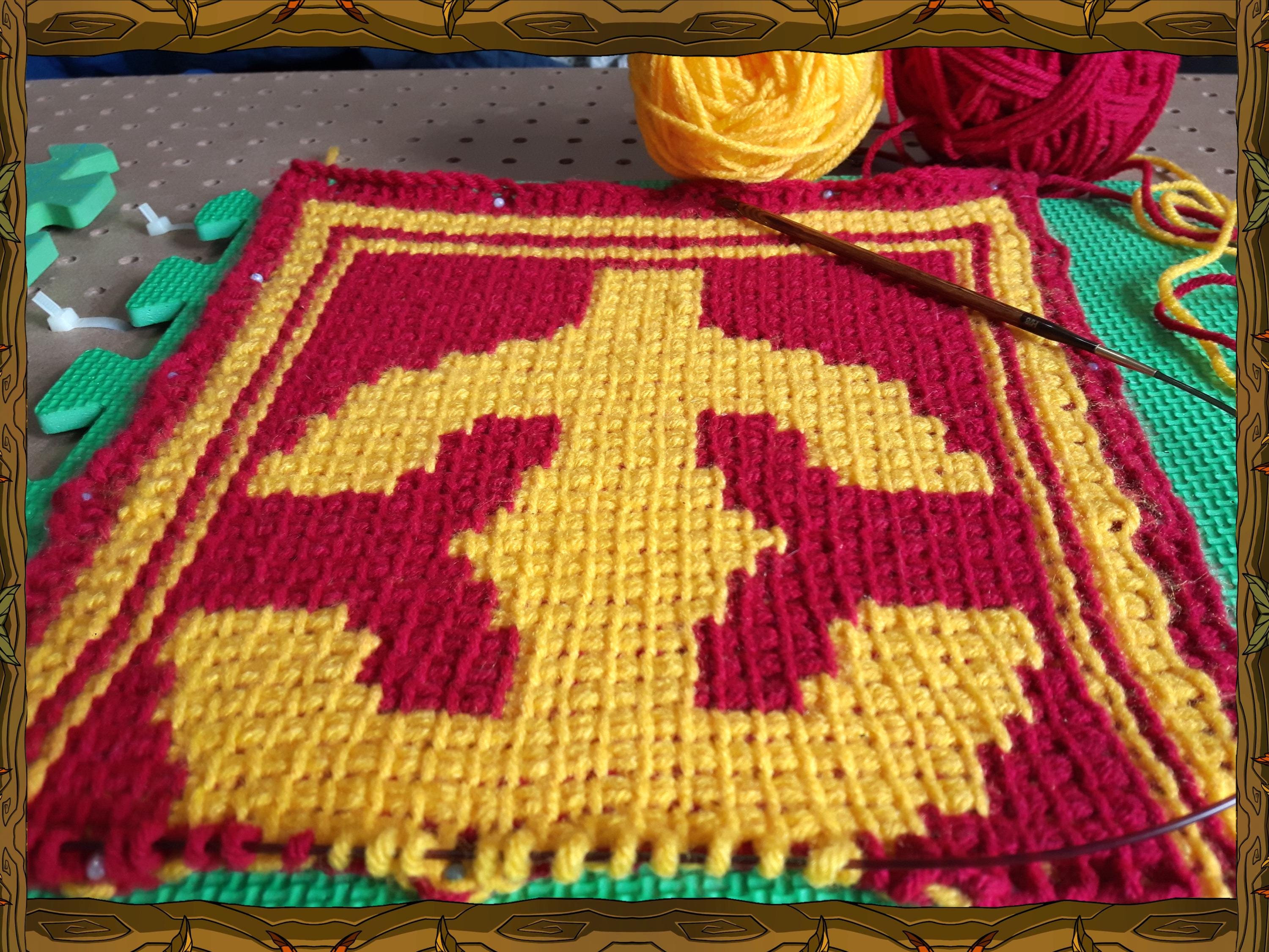 Scarlet Crusade World of Warcraft Wall Hanging - Tunisian Crochet PDF ...