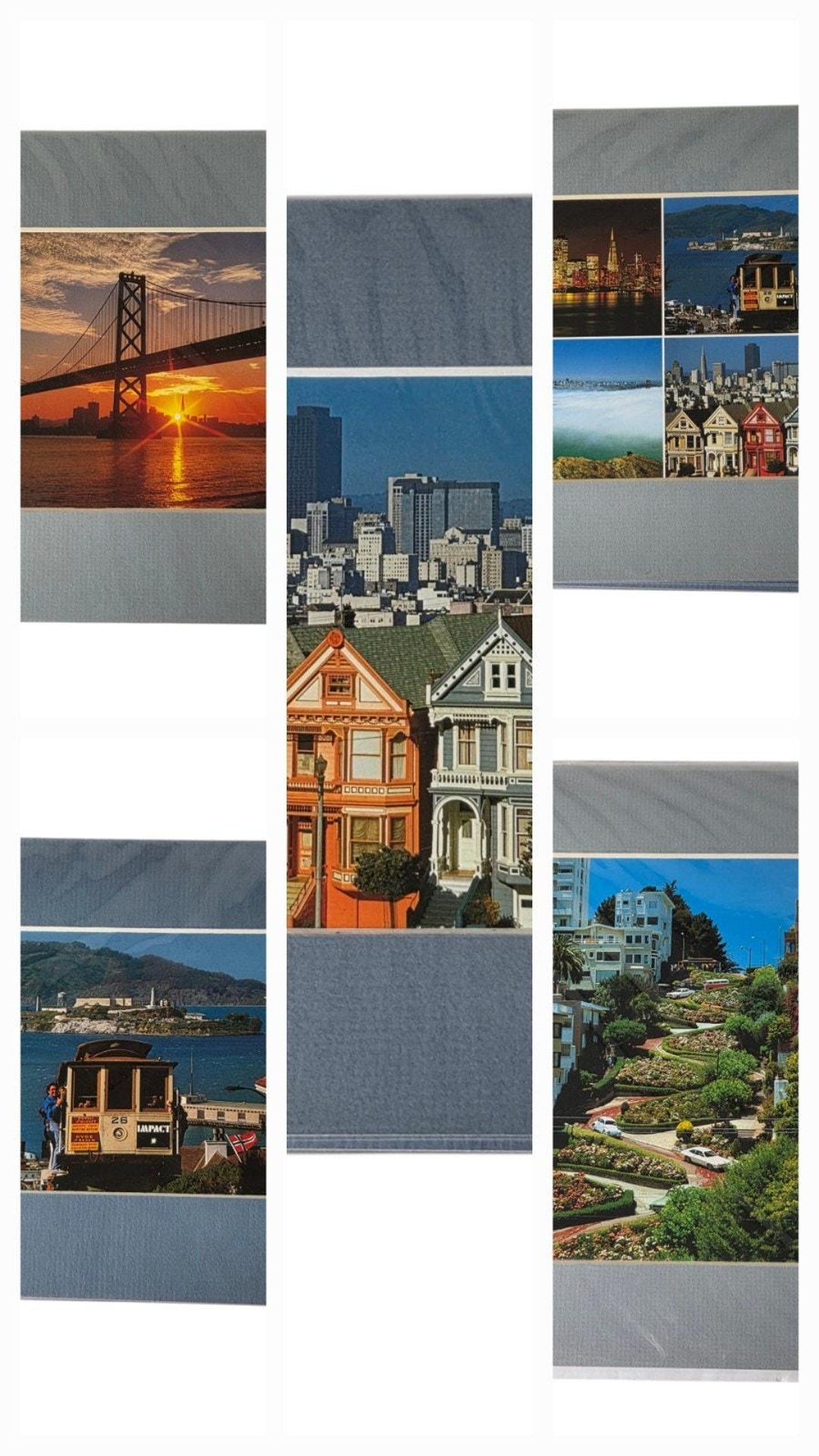 San Francisco, CA City Landmarks Assorted 80s 90s Matted Color Photos ...
