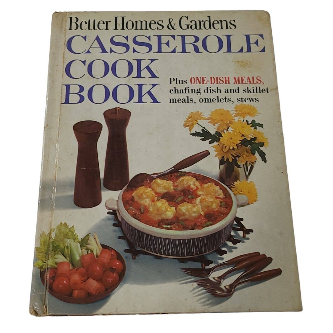 Vintage Better Homes & Gardens Casserole Cookbook 1961 MCM Photos ...