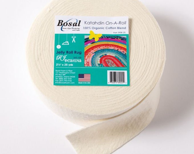 Bosal Katahdin Batting On-a-roll, 2 1/2 by 25 Yards, Style 390K-25 - Etsy