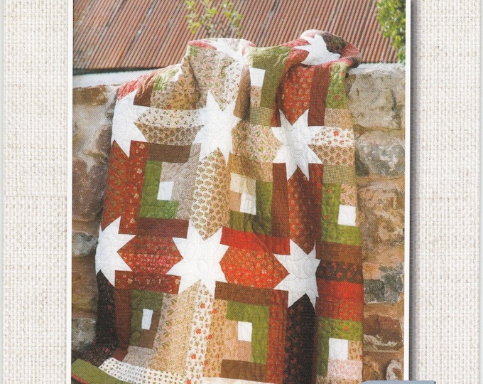 Just One Jelly Roll Pattern, Log Cabin Hidden Stars, Pam & Nicky ...