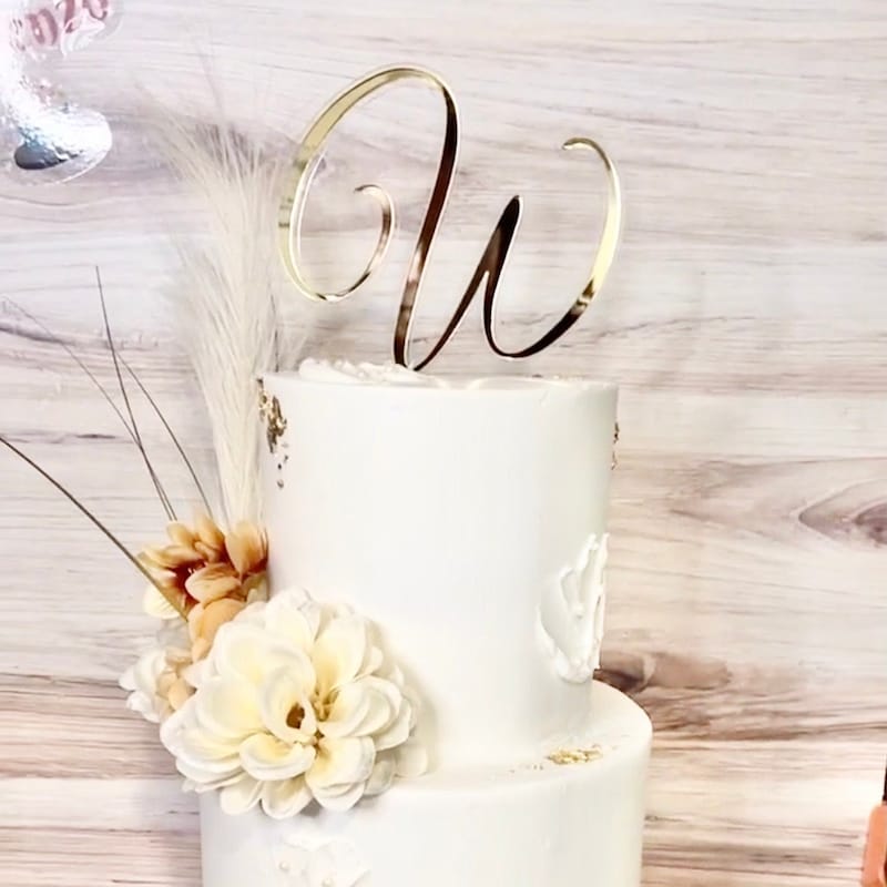 Letter H Cake Topper - Etsy