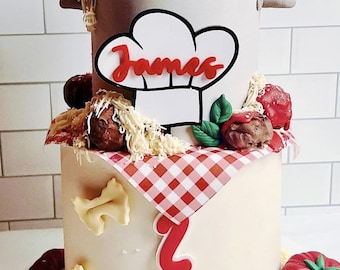 chefs hat cake