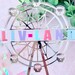 Festival Ferris Wheel Personalizable Name Acrylic Cake Topper Custom ...