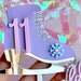 Ice Skate Acrylic Cake Topper Set Custom Colors and Font Name and Age ...