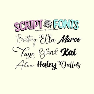 Happy Hours Fonts & Colors - Etsy