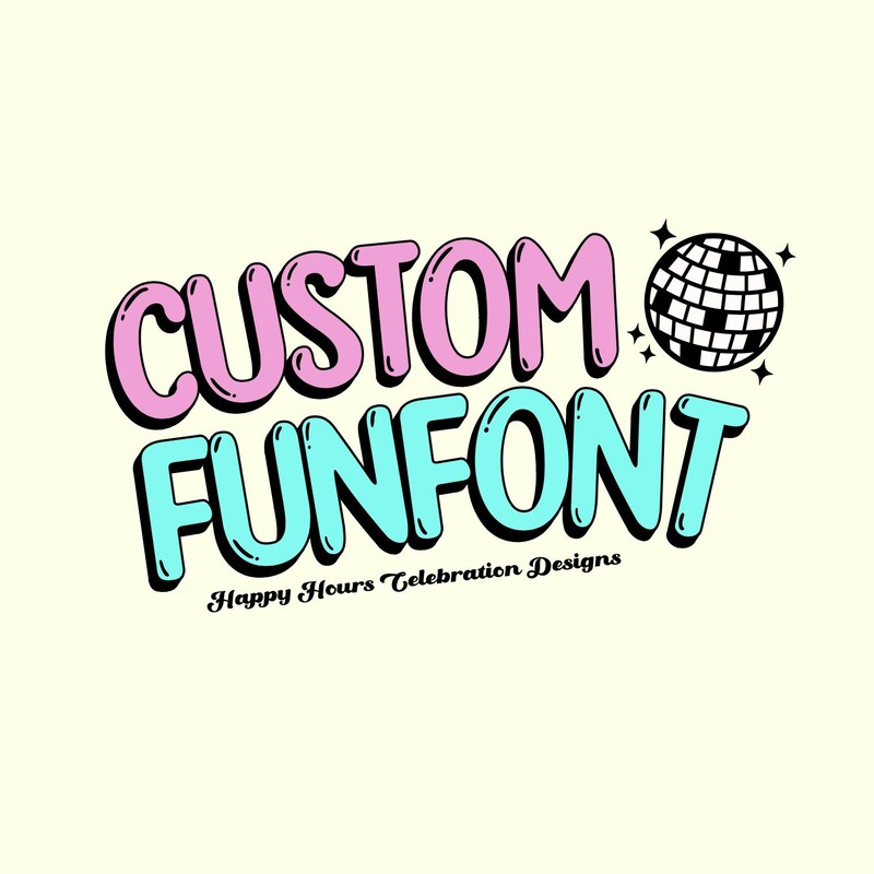 Cake Charm Custom Font - Etsy