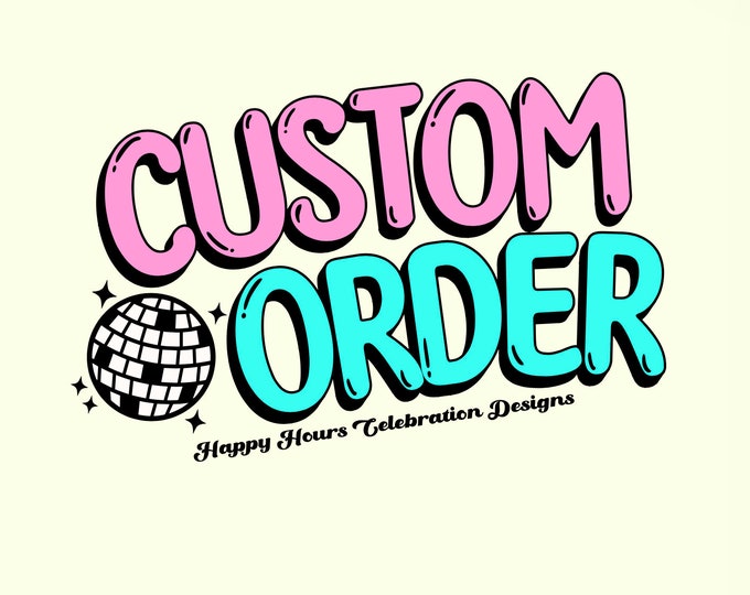 Custom Order for Erin - Etsy