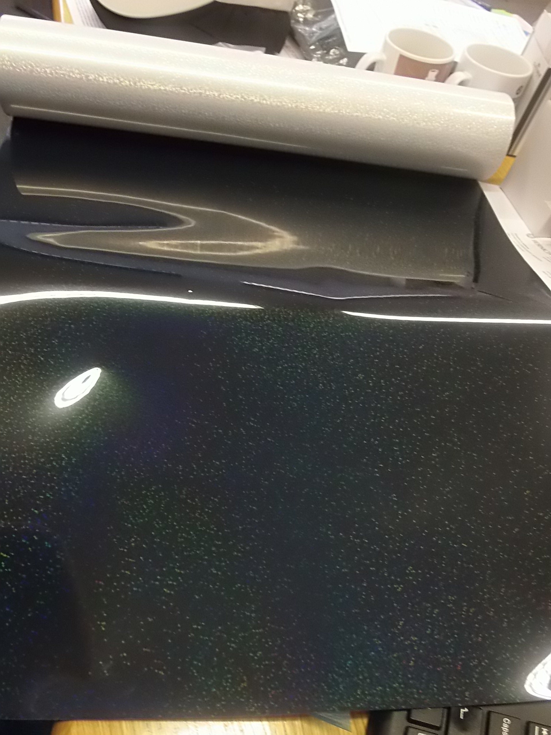 Black Holographic HTV Vinyl 200mm x 250mm sheet - Etsy.de