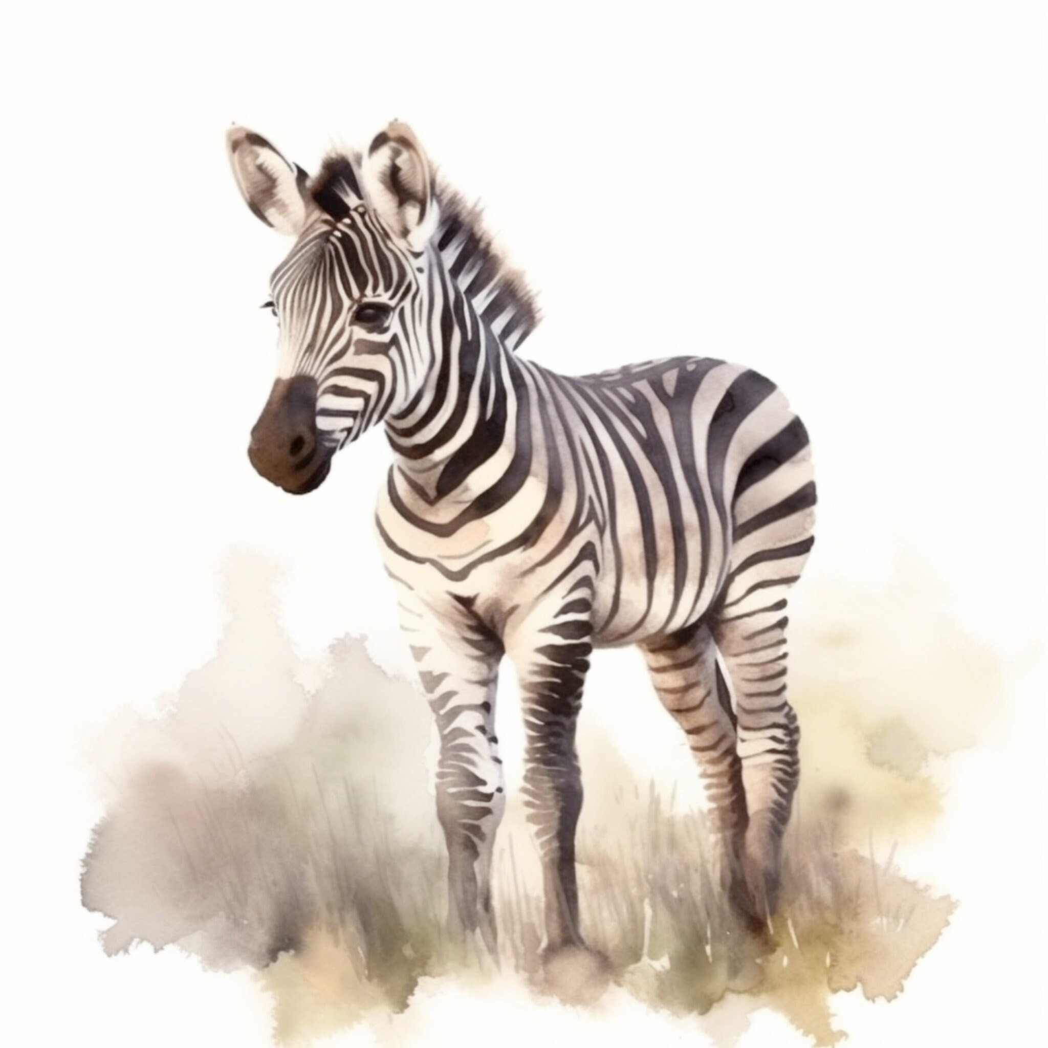 PRINTABLE Baby Zebra Print, Safari Animal Prints, Nursery Art, Safari ...