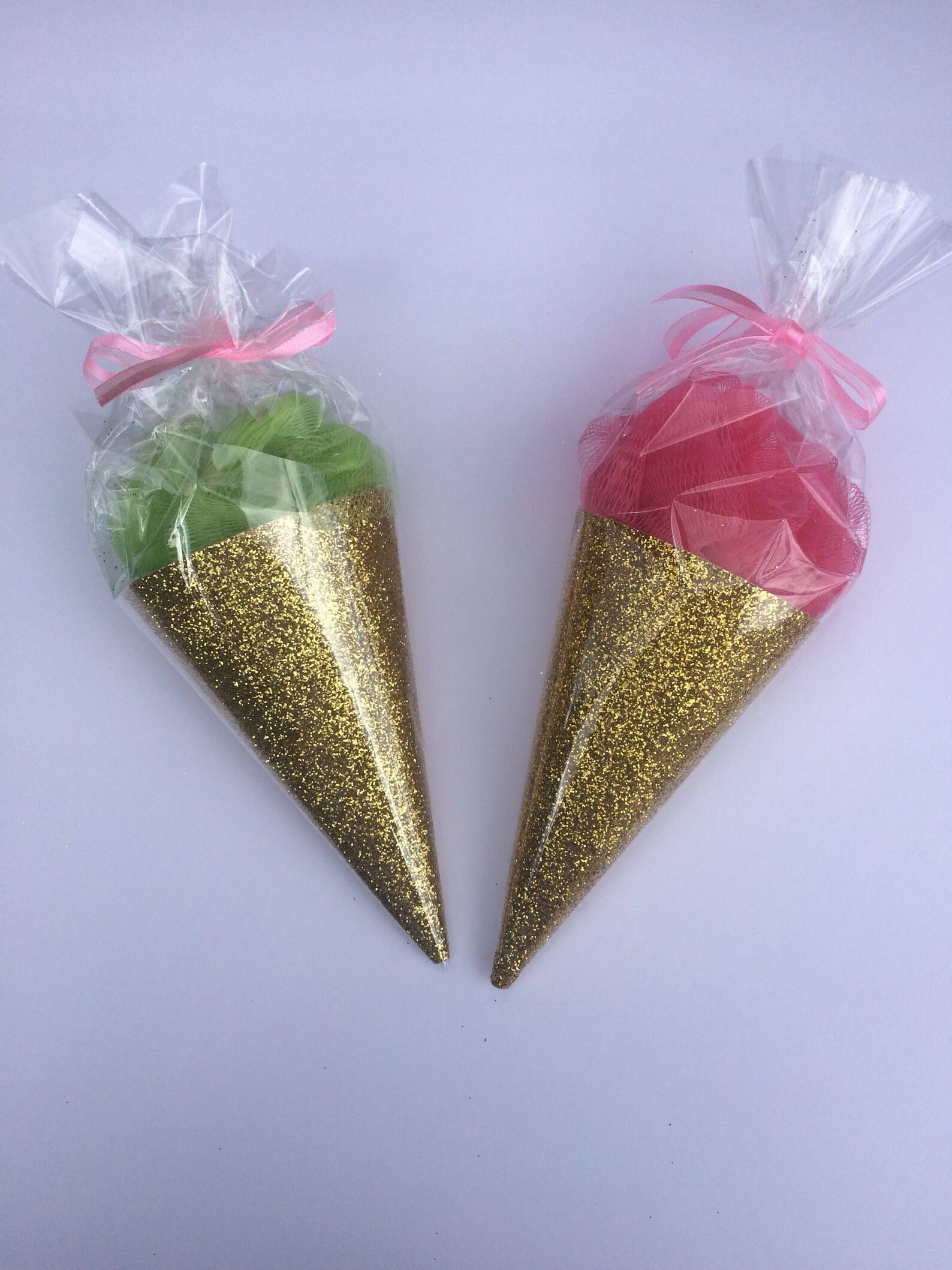 Ice Cream Cone Party Favors: Bath Sponges, Set of 8 - Etsy