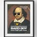 Bard Boy for Life Funny Shakespeare Poster Print English Language Arts ...