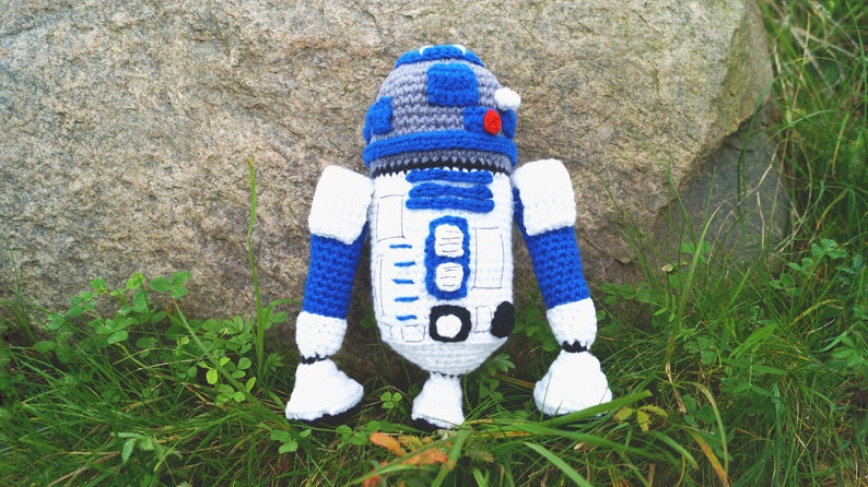 R2D2 Pattern Crochet PDF Amigurumi Pattern PDF Star Wars | Etsy