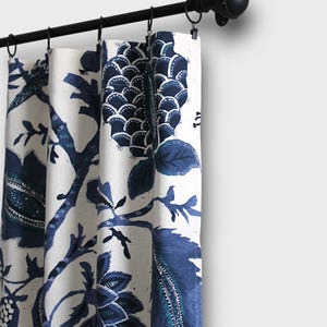 Nightingale Curtains,2 Colors, Floral Panels,drapery Window Treatments ...