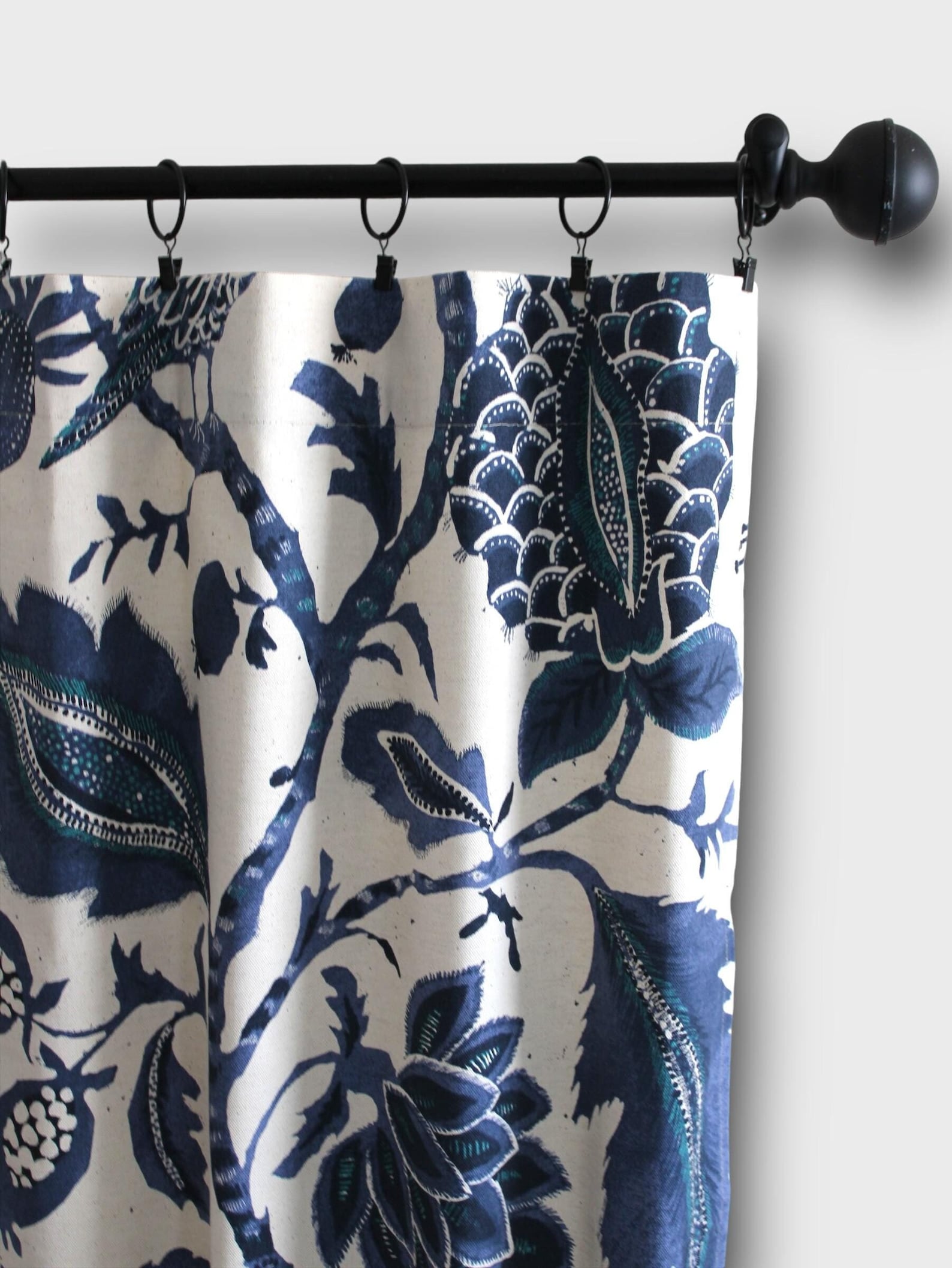 Nightingale Curtains,2 Colors, Floral Panels,drapery Window Treatments ...