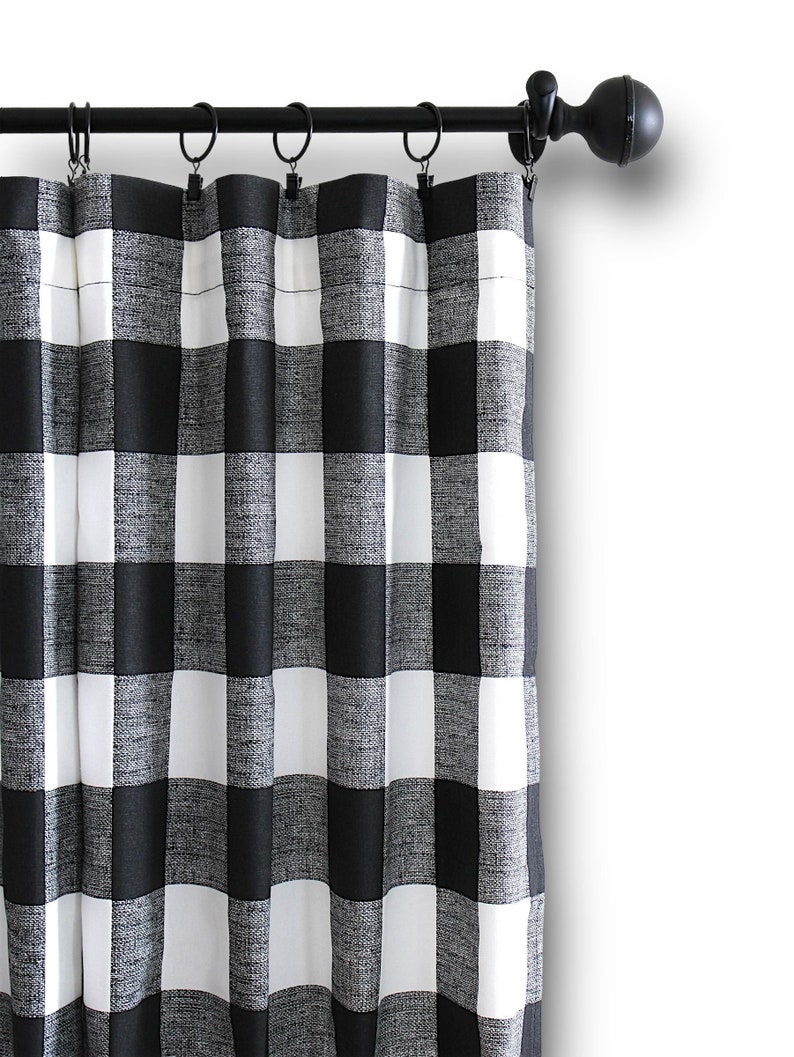 Anderson Buffalo Check Curtains.9 Colors. Curtain Panels,drapery Window ...