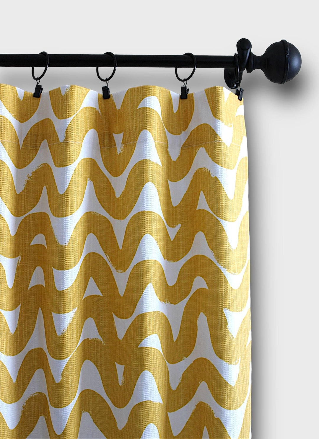 Wavy Curtains, 5 Colors, Striped Curtain Panels,drapery Window ...